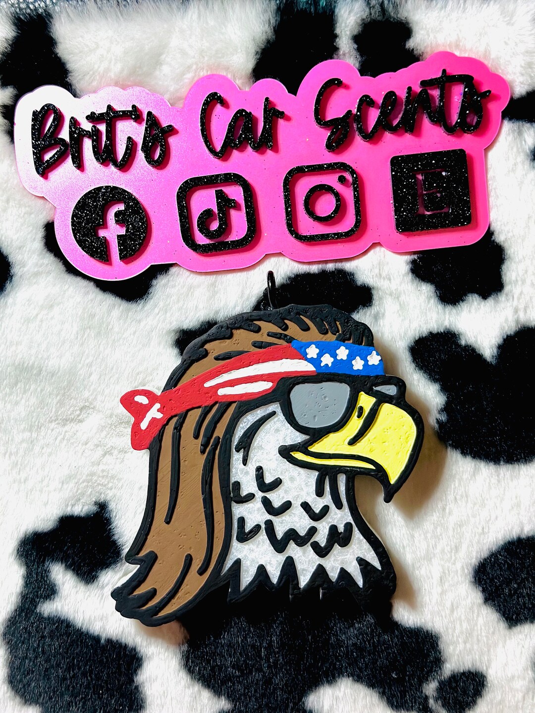 Murica Eagle Car Freshie - Etsy