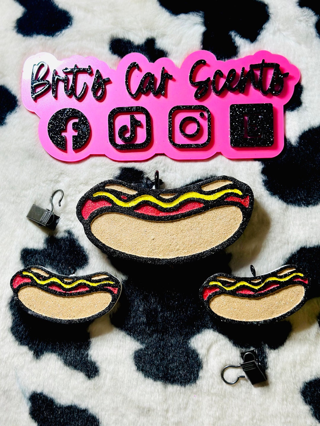 Hot Dog Car Freshie - Etsy