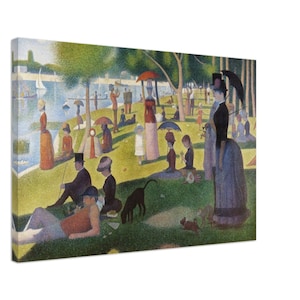 Georges Seurat A Sunday on La Grande Jatte. Remastered Antique Painting ...
