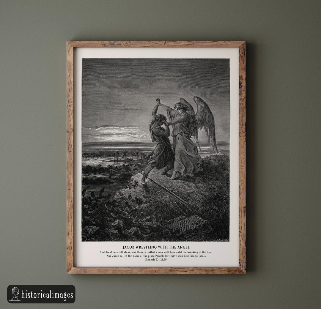 Gustave Dore the Bible Engraving Print Fine Art Reproduction. Jacob ...