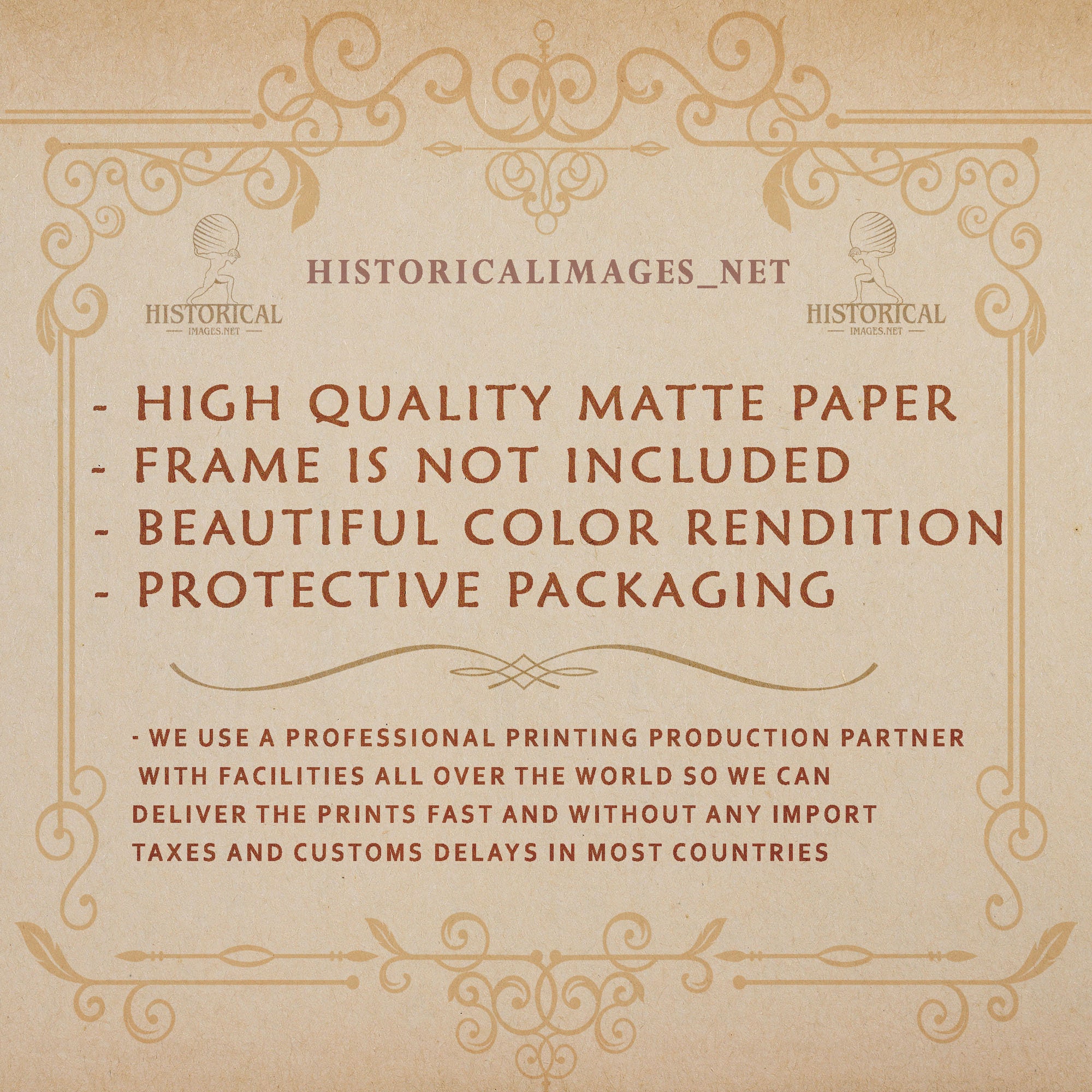 Ancient Vintage Old Map of the World Poster Reproduction by Guillaume ...