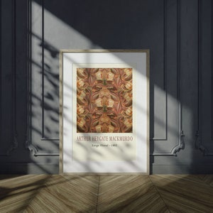 Arthur Heygate Mackmurdo Large Floral 1882. Fine Art Print. Premium ...