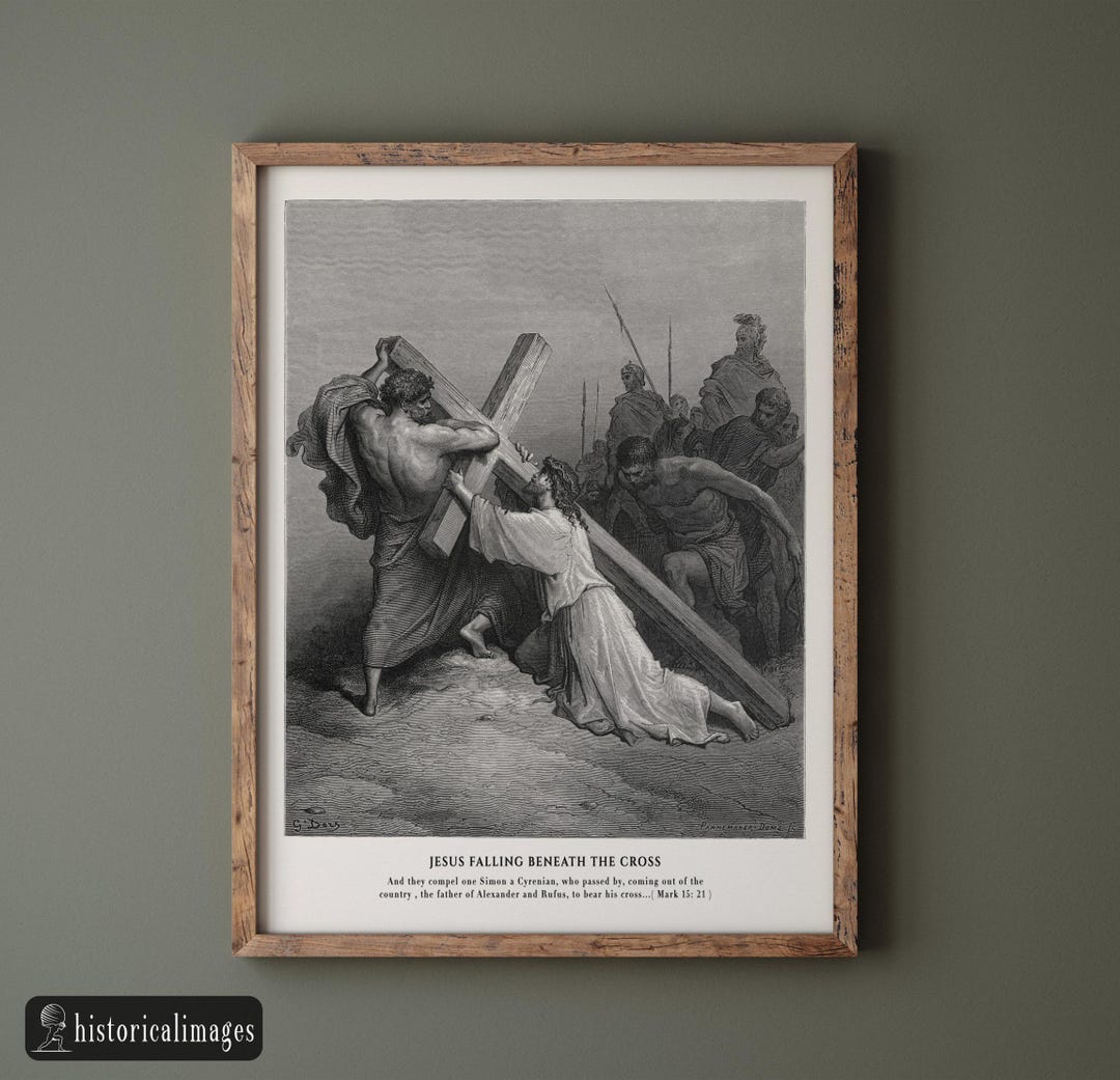 Gustave Dore the Bible Engraving Print Fine Art Reproduction. Jesus ...