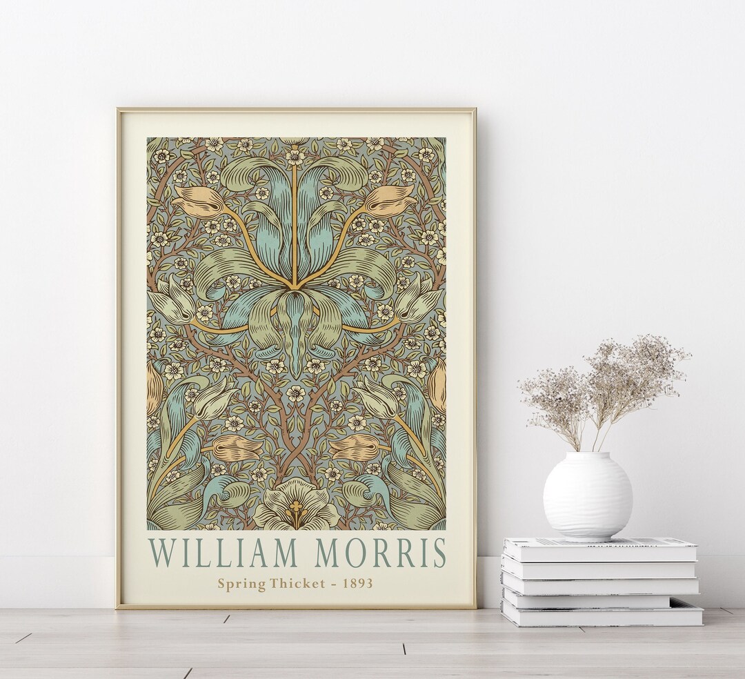 William Morris Spring Thicket 1893. Remastered Art Print of Vintage ...