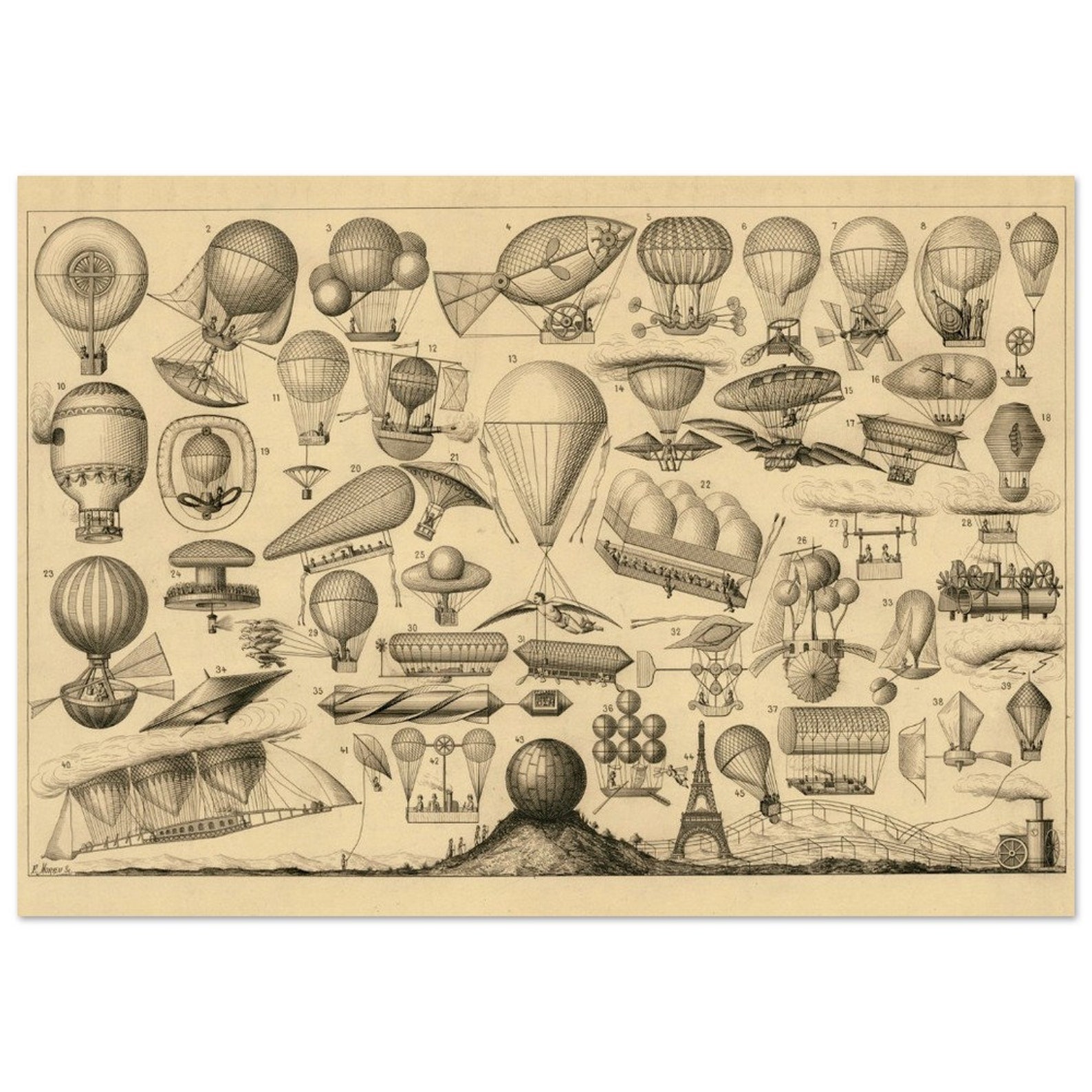 Historic Balloons, Airships, and Other Flying Machines. Remastered ...