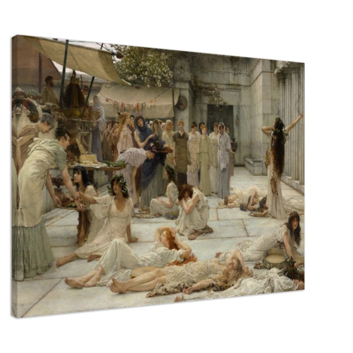 The Women of Amphissa Canvas by Sir Lawrence Alma Tadema. - Etsy