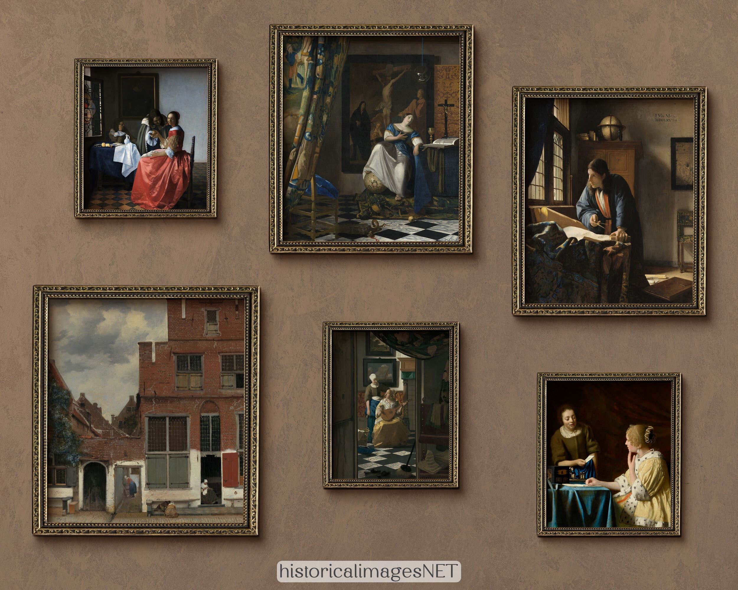 Johannes Vermeer Set of 36 Vintage Paintings DIGITAL DOWNLOADS ...