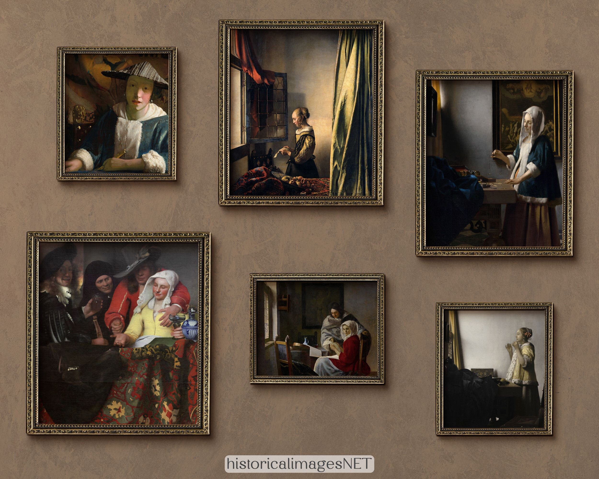 Johannes Vermeer Set of 36 Vintage Paintings DIGITAL DOWNLOADS ...