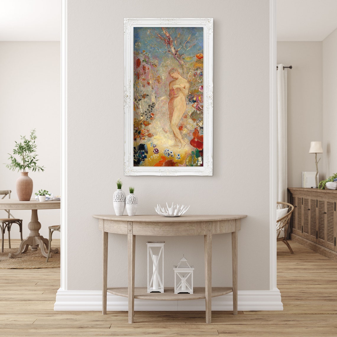 Pandora by Odilon Redon Ca. 1914. Printed on Premium Canvas. - Etsy