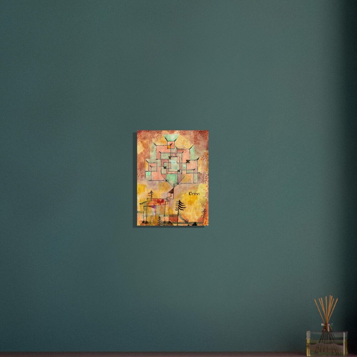 Paul Klee Der Hirsch the Stag . Abstract Painting. Fine Art Print and ...