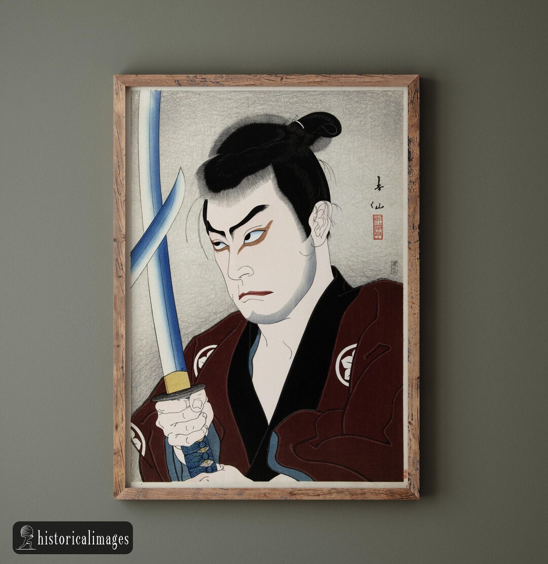 The Actor Sawada Shojiro as Hayashi Buhei by Natori Shunsen 1927 Ukiyo ...