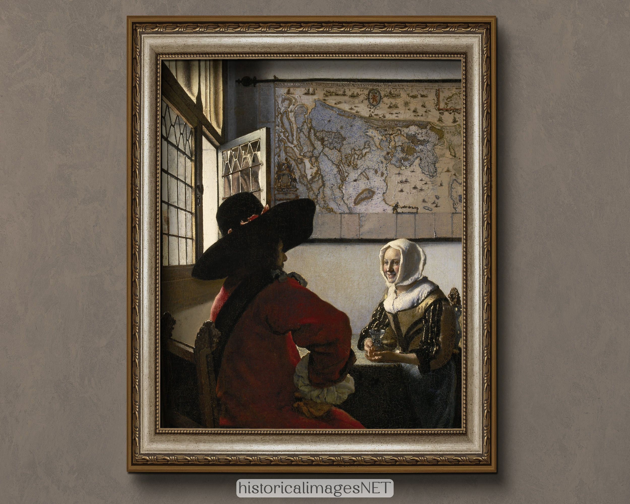 Johannes Vermeer Set of 6 Vintage Paintings DIGITAL DOWNLOADS. Original ...