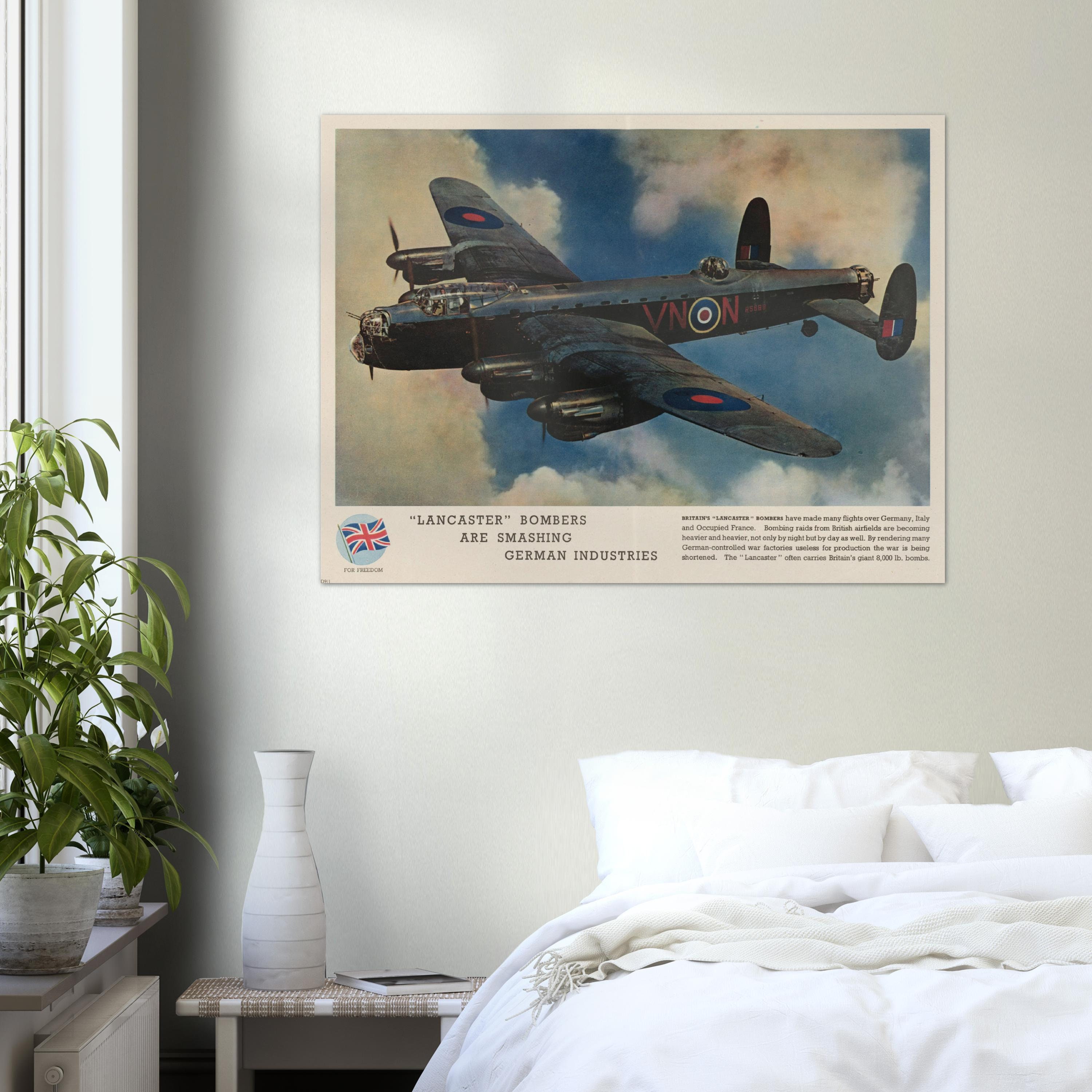 Lancaster Bombers Vintage Poster Reproduction - Etsy