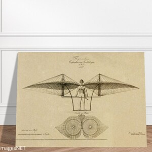 Flight Machine Invented by Jacob Degen in 1807 Also Called Degen ...