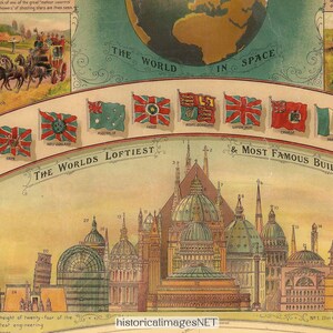 Bacon Chart of Useful Knowledge Antique Print Reproduction. Wall Art ...