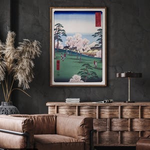 Asuka Hill in the Eastern Capital by Utagawa Hiroshige, Japanese ...