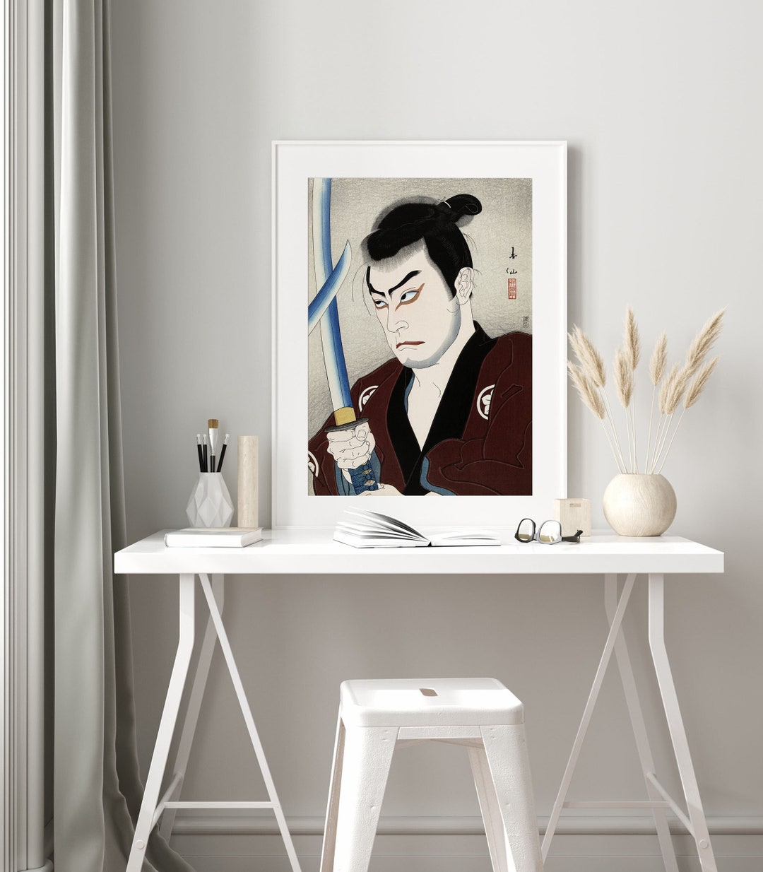 El actor Sawada Shojiro como Hayashi Buhei por Natori Shunsen 1927 ...