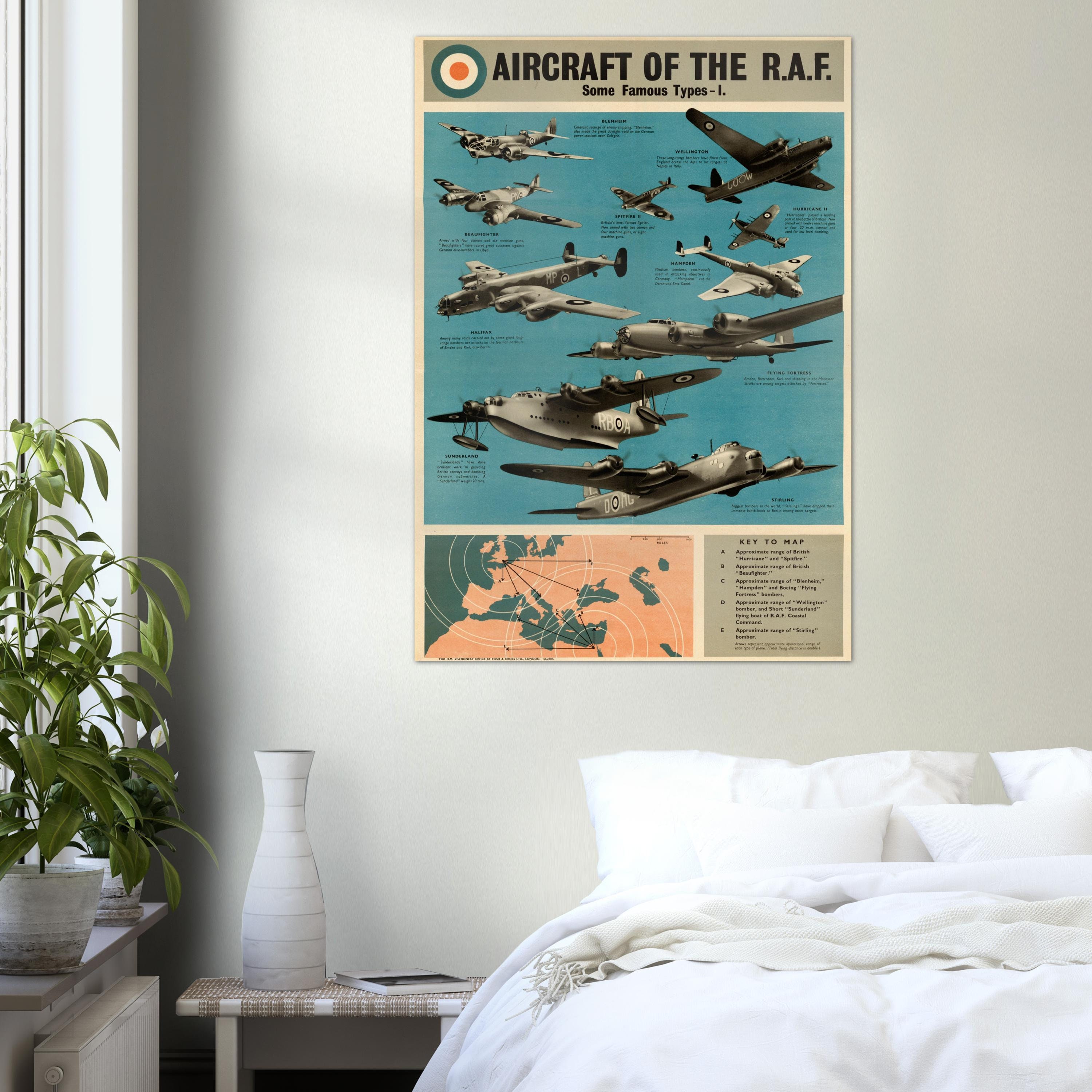 Aircraft of the R.A.F I Warplanes of the British Air Force II - Etsy