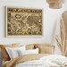 Ancient World Map Print Reproduction. Poster of Antique Vintage Old Map ...