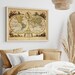 Ancient World Map Print. Vintage Reproduction of a Map of the World of ...