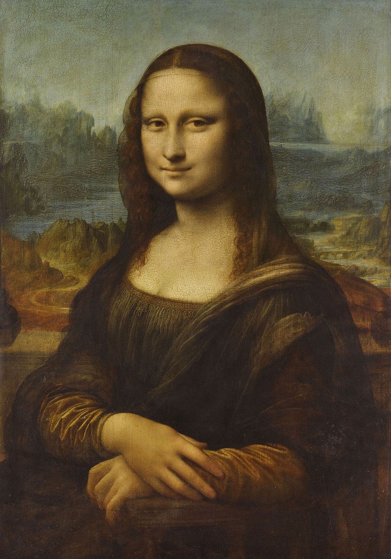 Leonardo Da Vinci Gioconda Or Monna Lisa Painting Art Print