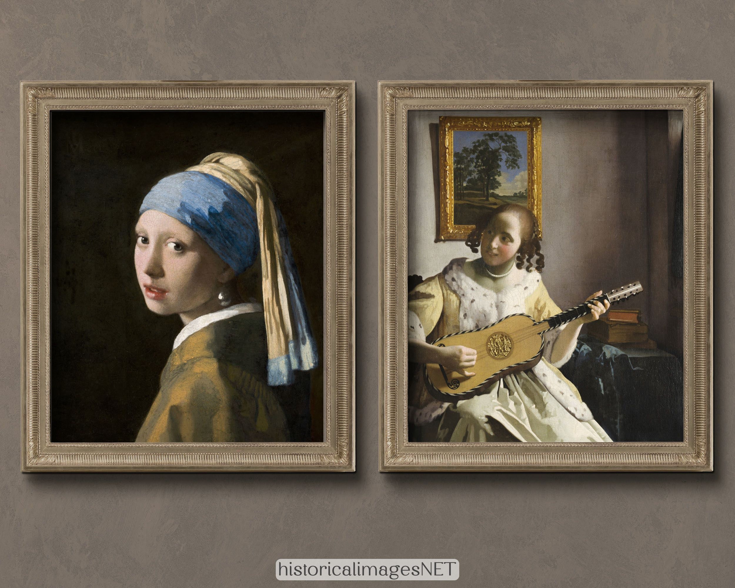 Johannes Vermeer Set of 6 Vintage Paintings DIGITAL DOWNLOADS. - Etsy
