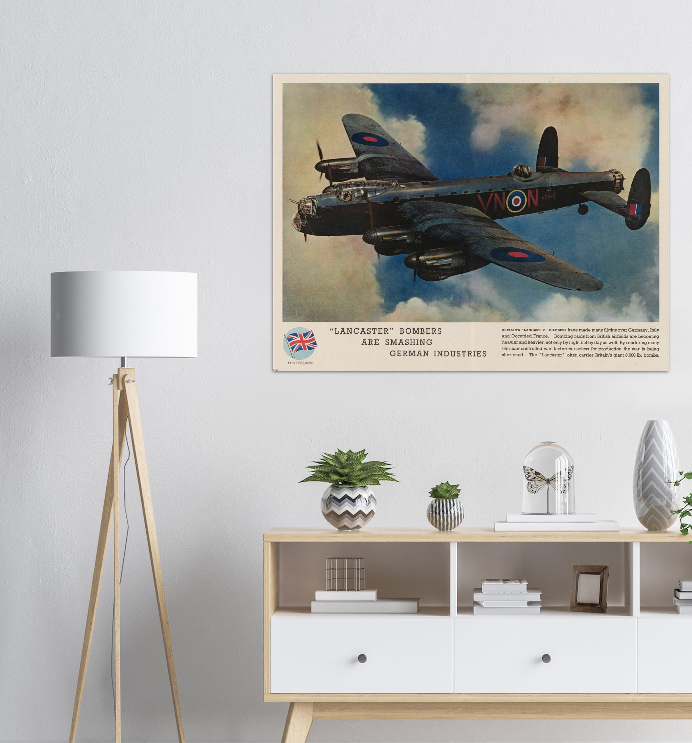 Lancaster Bombers Vintage Poster Reproduction - Etsy