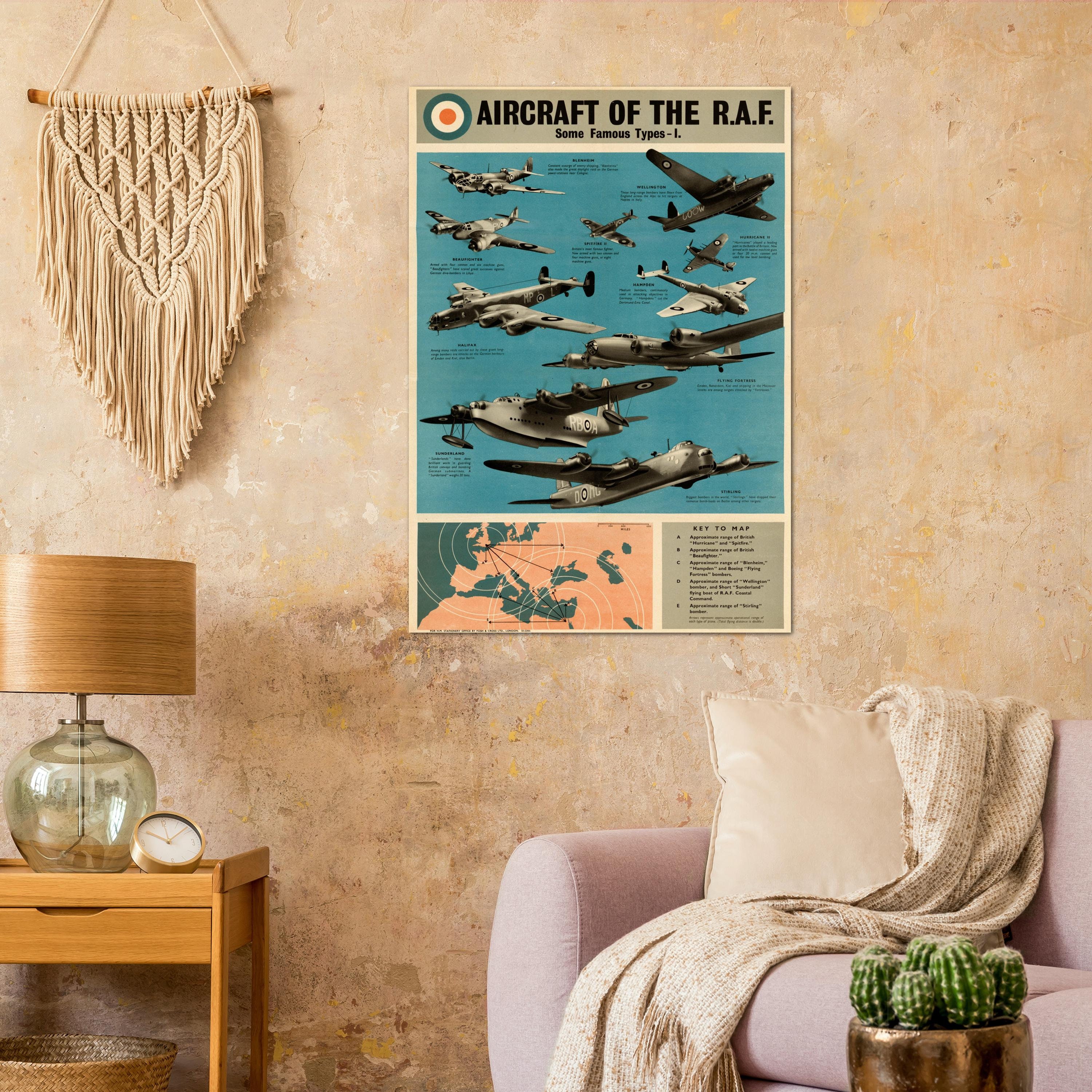 Aircraft of the R.A.F I Warplanes of the British Air Force II - Etsy