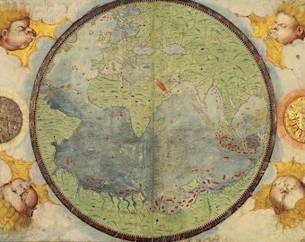 Old Pacific Ocean Map 1924 Vintage Nautical & Maritime Chart - Etsy