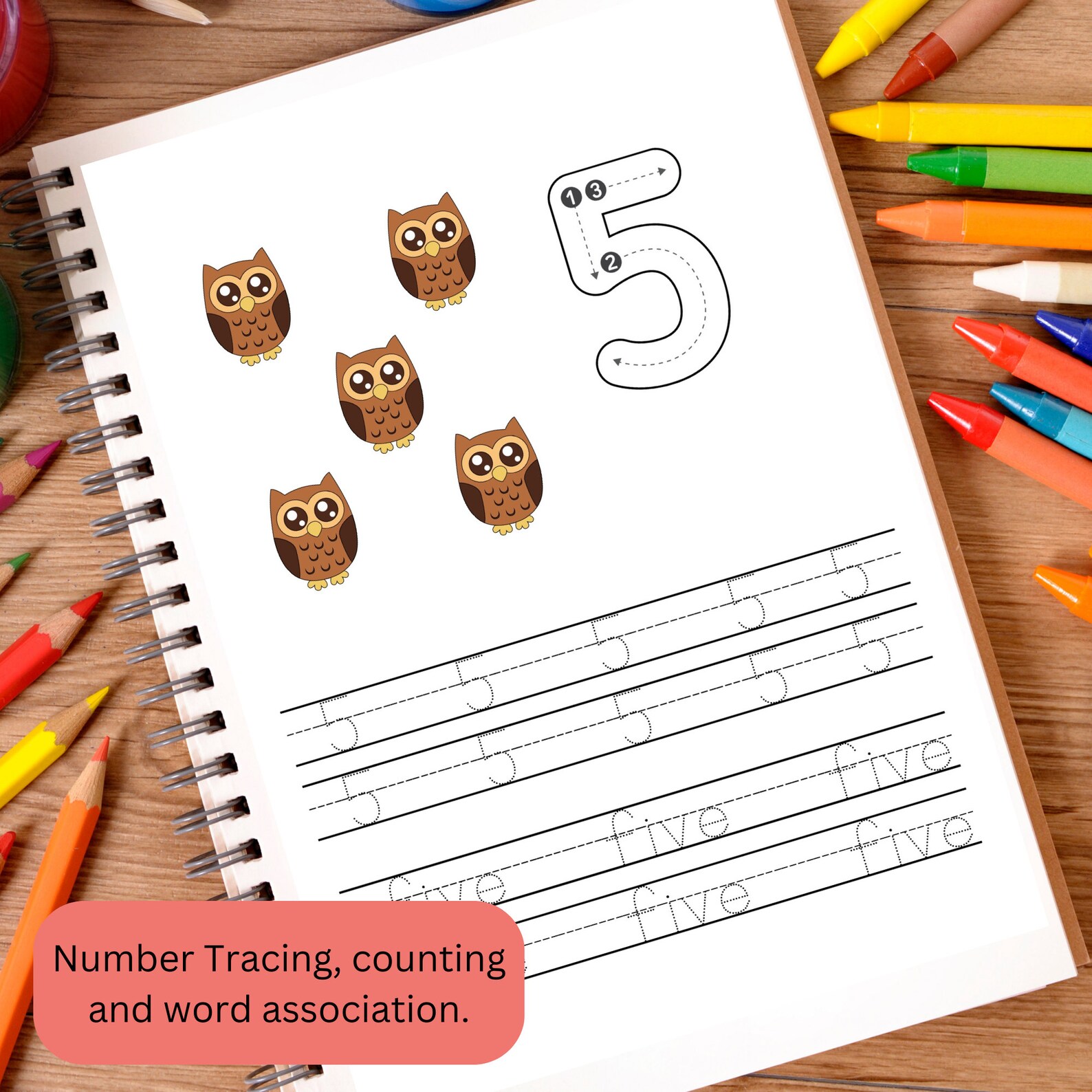 Alphabet Printable, Number Tracing, Poster, Educational Printable ...