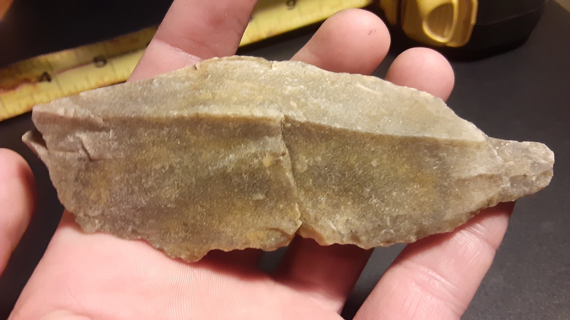 Native American Stone Cutting Tool/scraper - Etsy