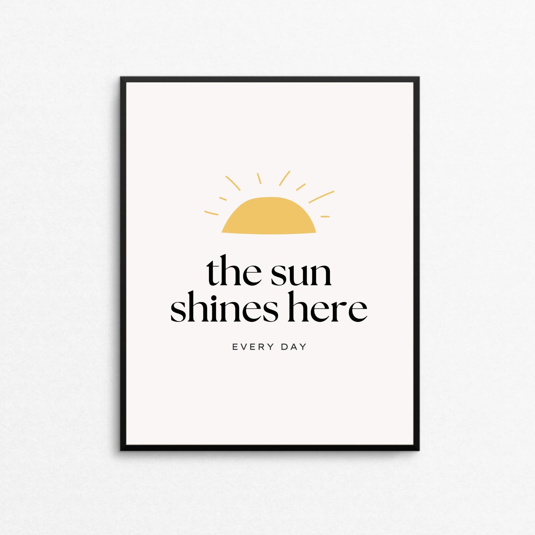 Sun Shines Here: Radiate Positivity Motivational Inspirational Life ...