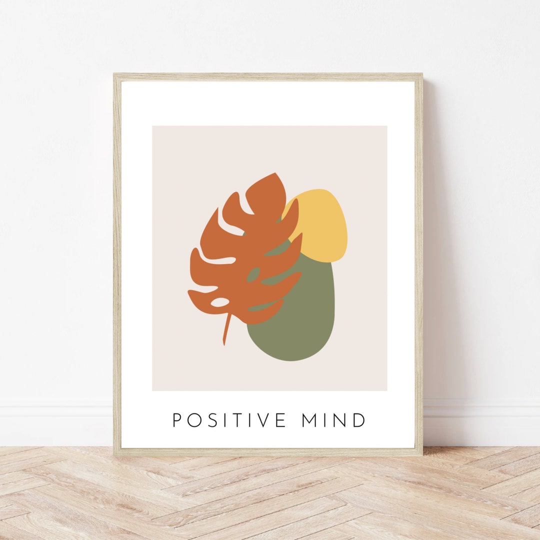 Set of 3- Positive Mind, Vibes & Life: Inspirational Words ...