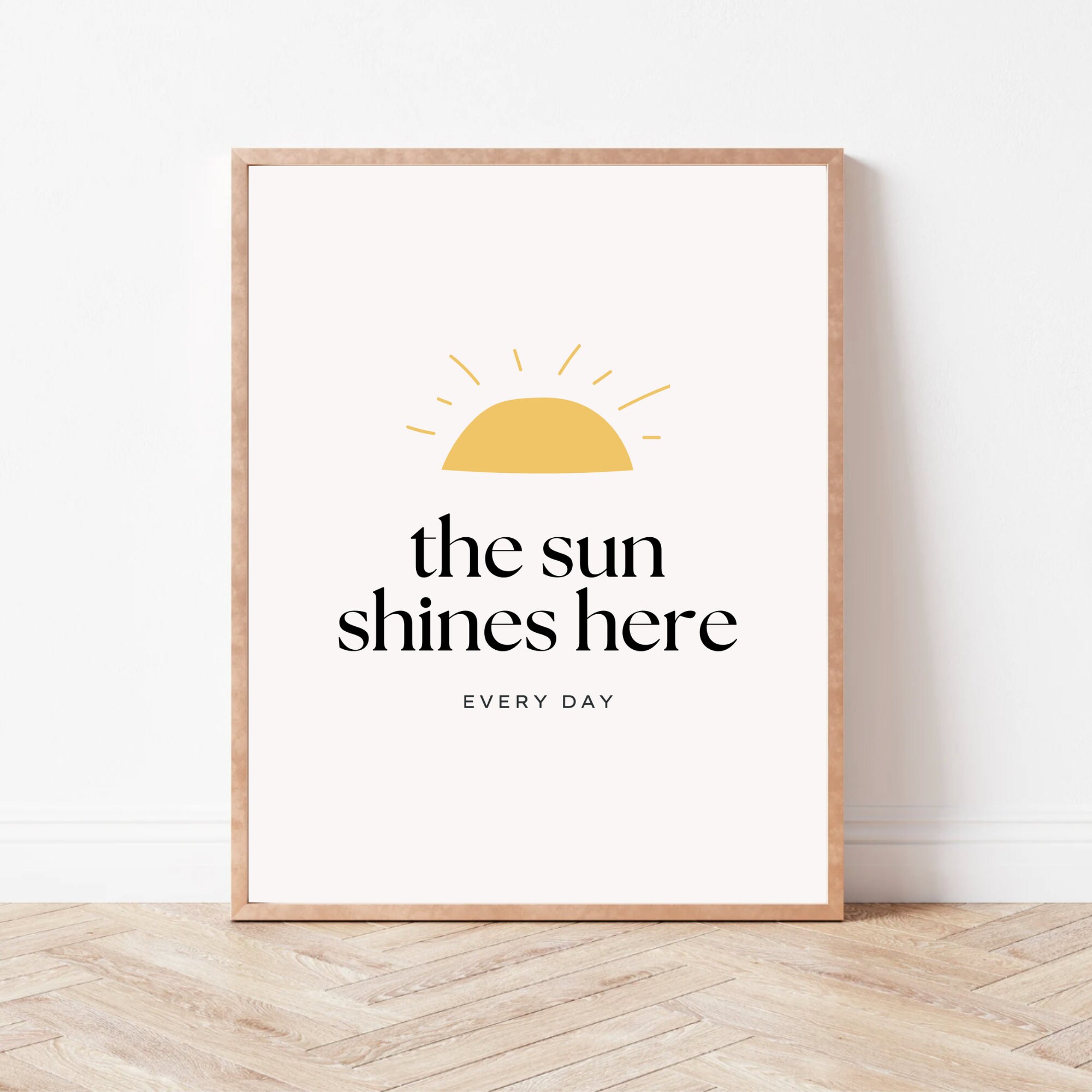 Sun Shines Here: Radiate Positivity Motivational Inspirational Life ...