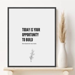 Set of 4- Inspirational Motivational Life Quotes, Affirmations, Minimal ...