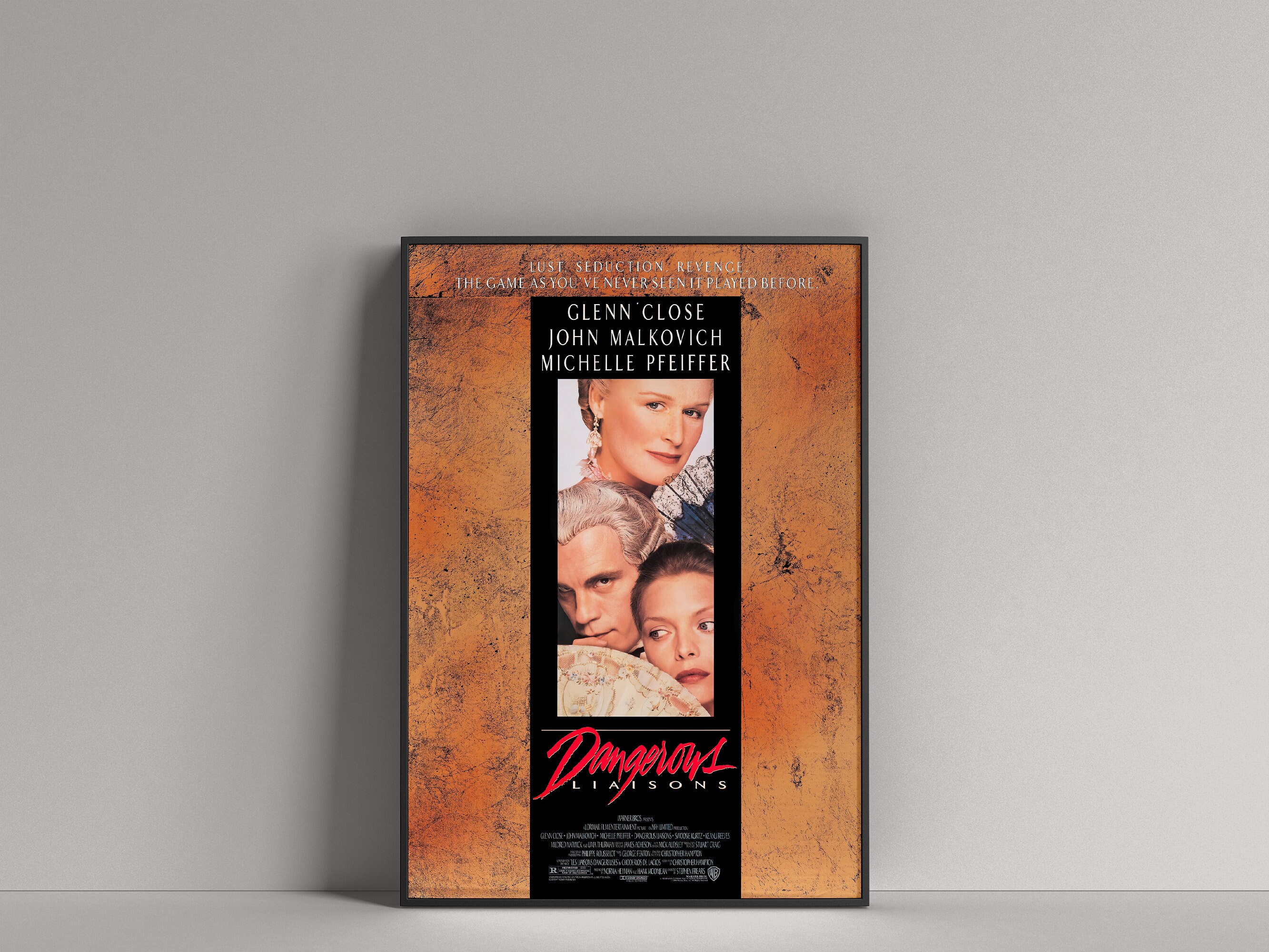 Dangerous Liaisons 1988 Movie Poster