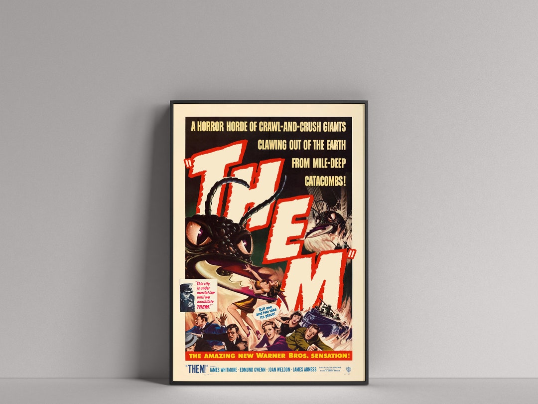 Them 1954 11x17 Movie Film POSTER james Whitmore, Edmund Gwenn - Etsy
