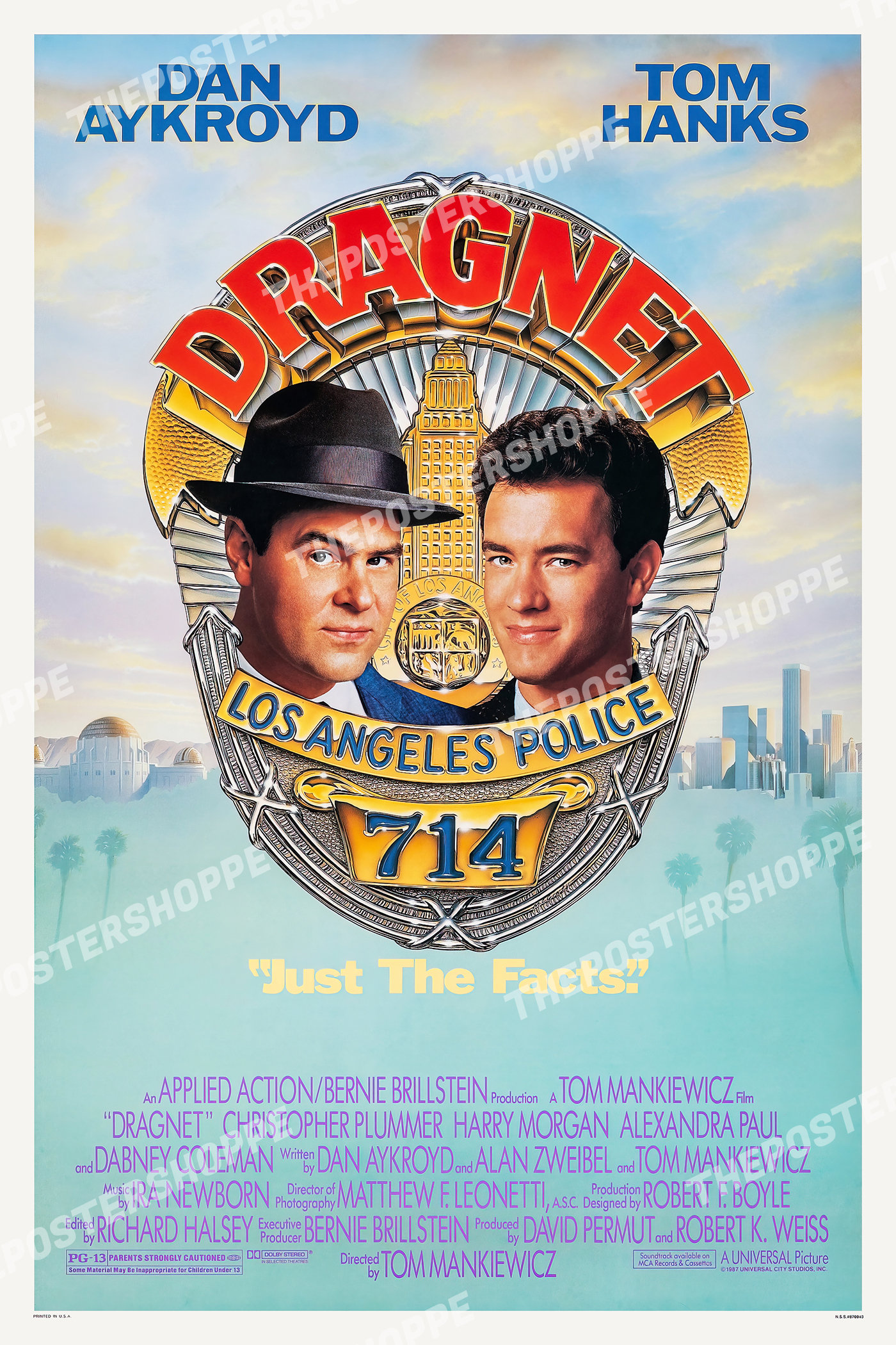 Dragnet (1987) Movie Film POSTER (Dan Aykroyd, Tom Hanks) sold by Ndimancho Charles | SKU ...