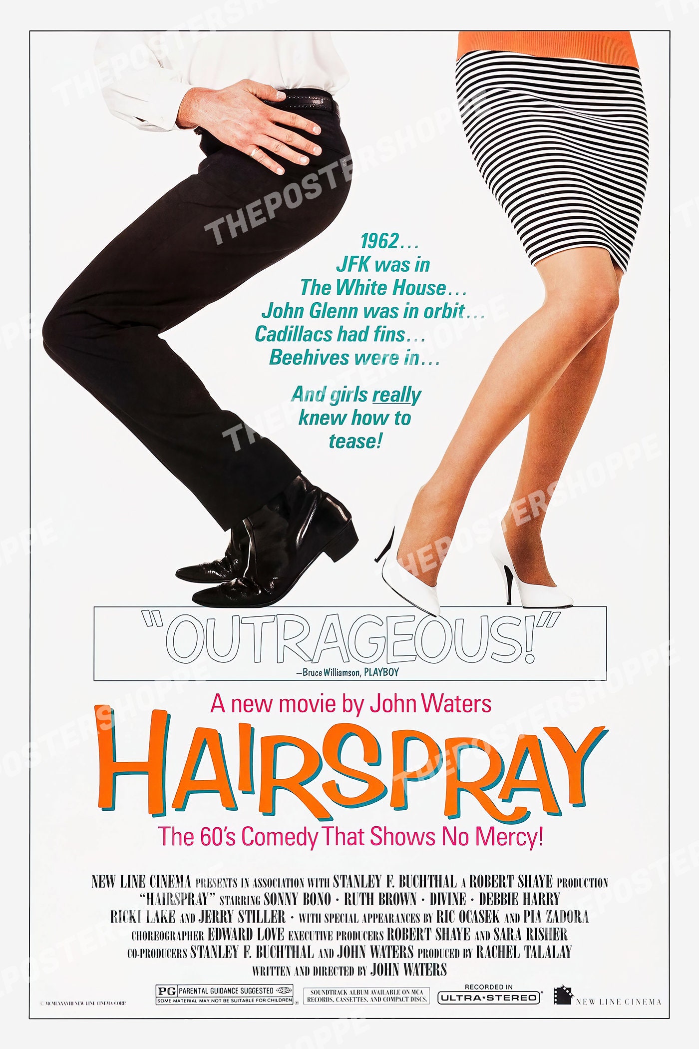 Hairspray 1988 11x17 Movie Film POSTER ruth Brown, Ricki Lake, Divine ...