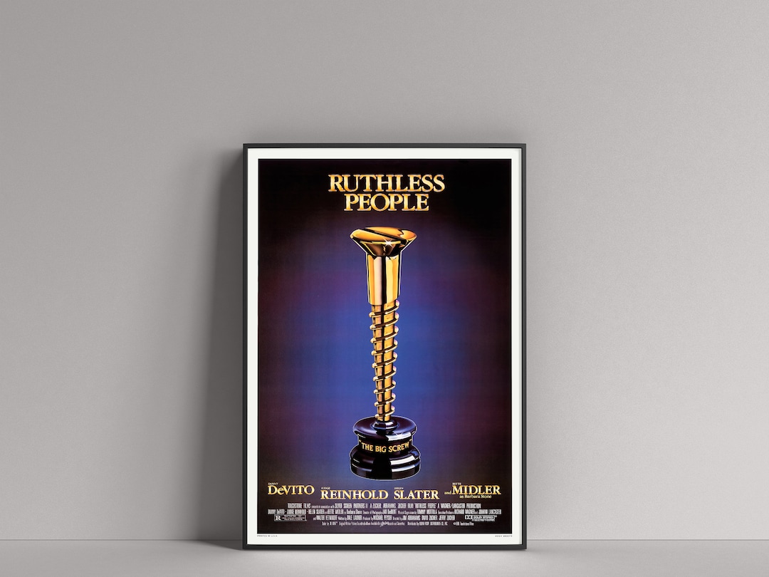 Ruthless People 1986 11x17 Movie Film POSTER danny Devito, Bette Midler ...