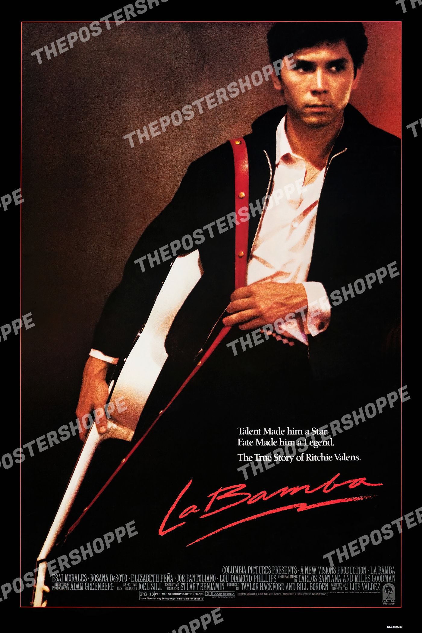 La Bamba (1987) Movie Film POSTER (Lou Diamond Phillips, Esai Morales) sold by Adrian Red | SKU ...