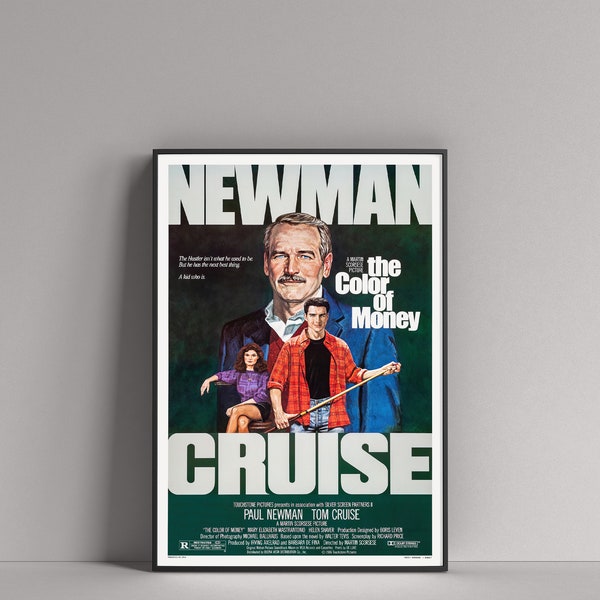 The Color of Money Poster - Etsy