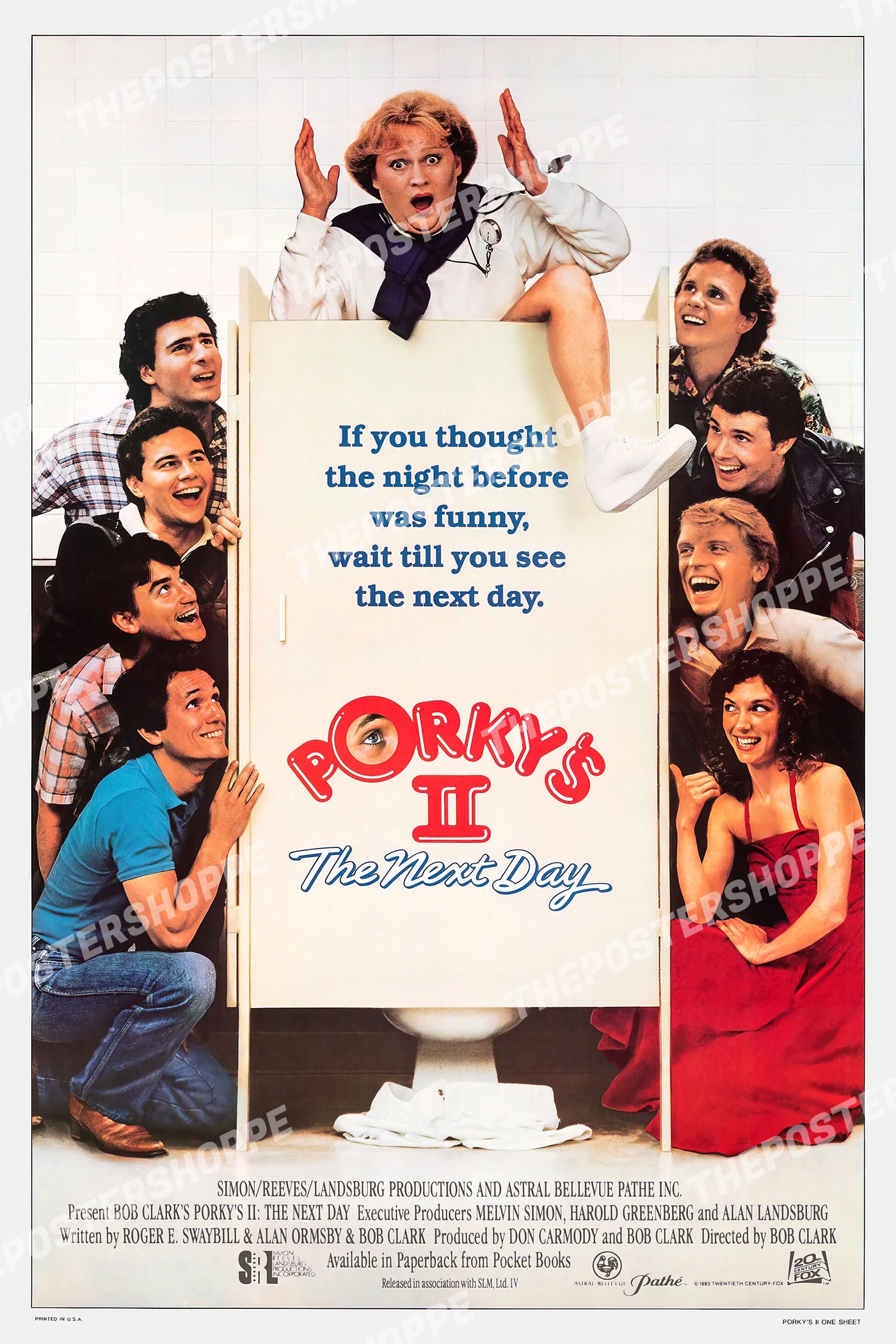 Porky's II The Next Day (1983) Movie Film POSTER (Dan Manahan, Wyatt ...