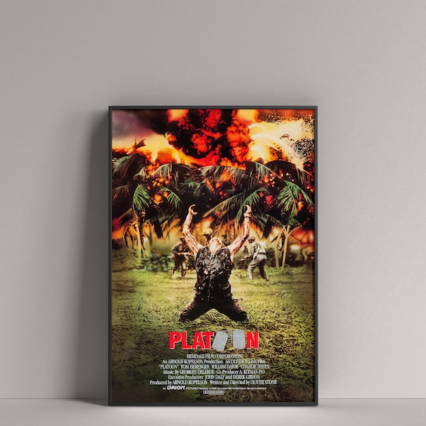 Platoon Movie Poster - Etsy