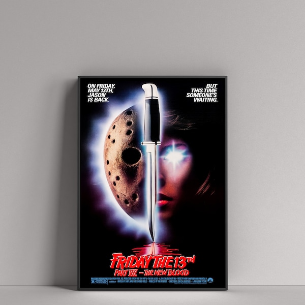 Friday the 13th New Blood Poster - Etsy