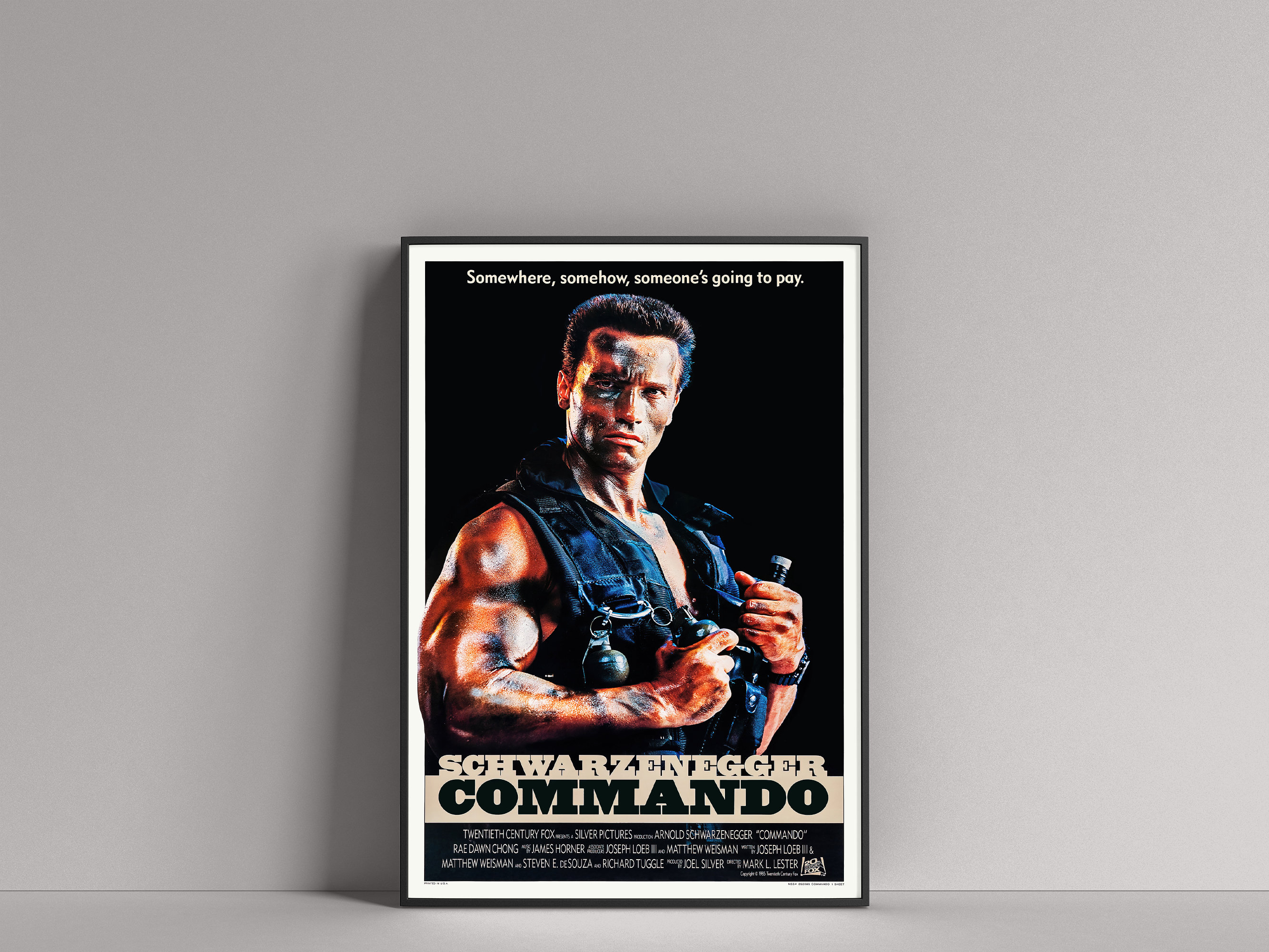 Commando 1985 Poster