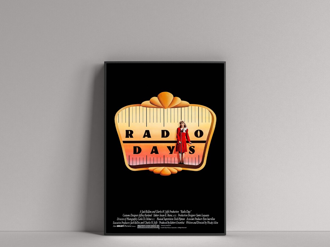 Radio Days 1987 11x17 Movie Film POSTER mia Farrow, Dianne Wiest - Etsy