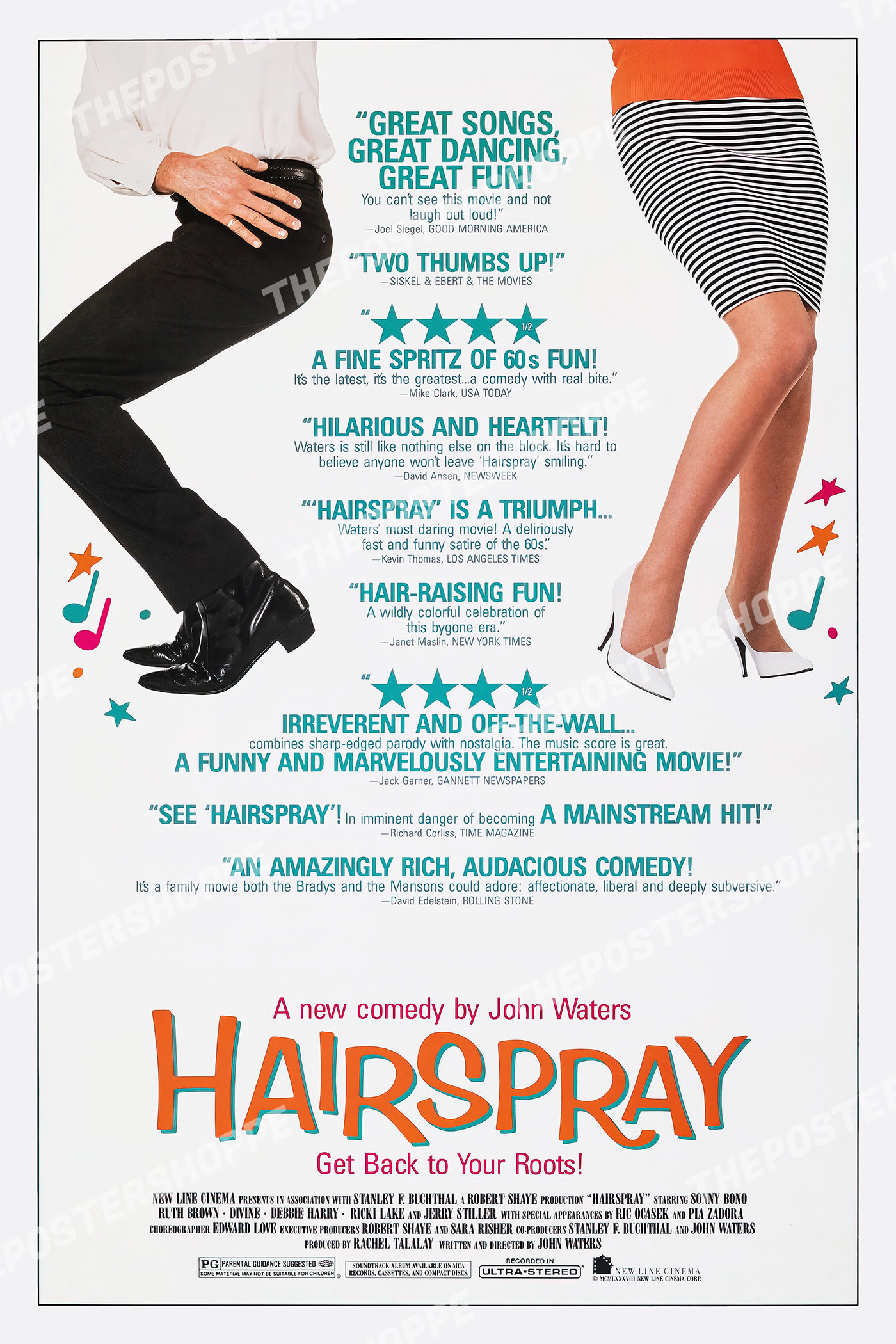 Hairspray 1988 Movie Film Poster Ruth Brown Ricki Lake Divine