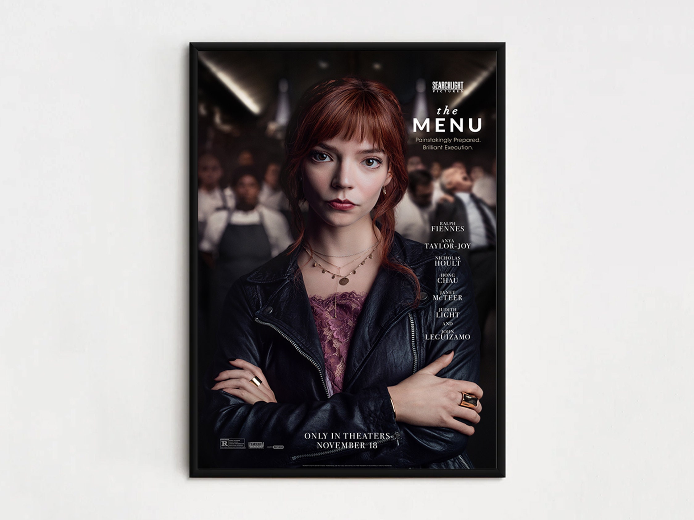 The Menu (2022) Movie Film POSTER (Ralph Fiennes, Anya Taylor-Joy) sold ...