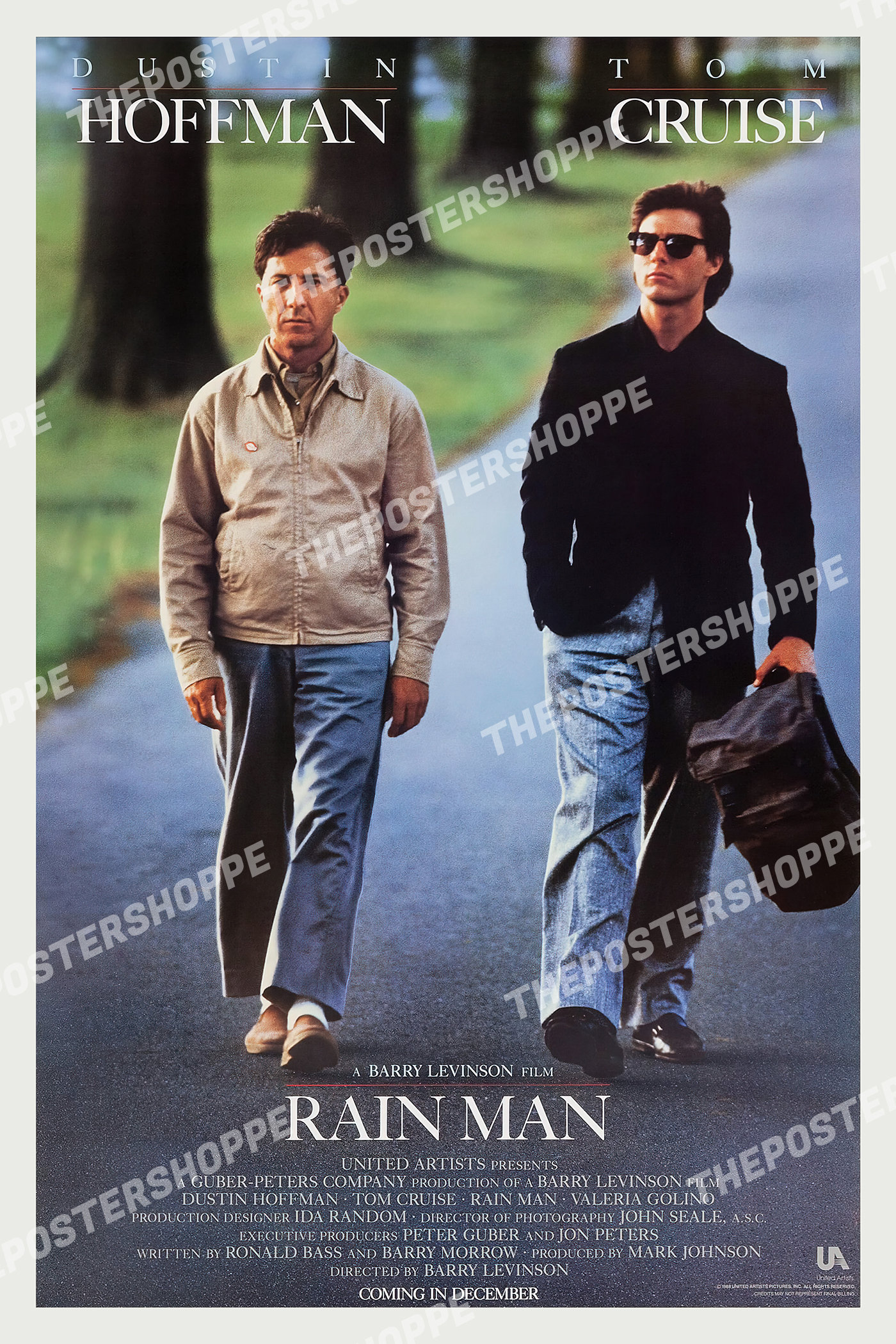 Rain Man (1988) Movie Film POSTER (Dustin Hoffman, Tom Cruise) sold by ...